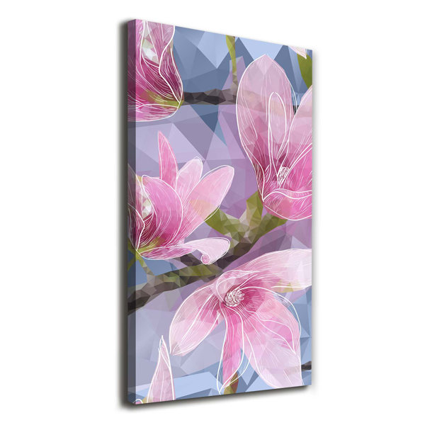 ModernMoments Magnolia - Kunstdrucke auf Leinwand | Wayfair.de